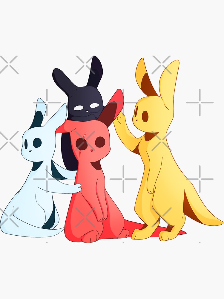 "The Slugcats from Rain World" Sticker for Sale by Spiff-O-Matic ...