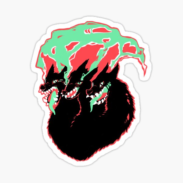 "Cerberus" Sticker for Sale by NJ-Woods | Redbubble