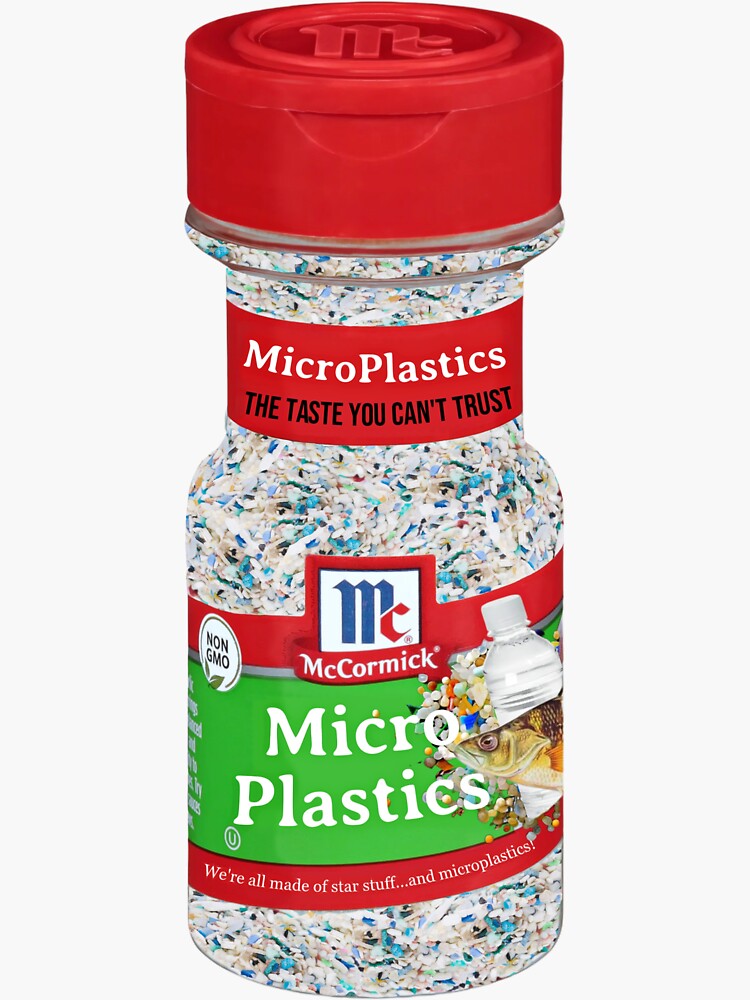 "Microplastic Seasoning" Sticker for Sale by BloomPhotoArt | Redbubble
