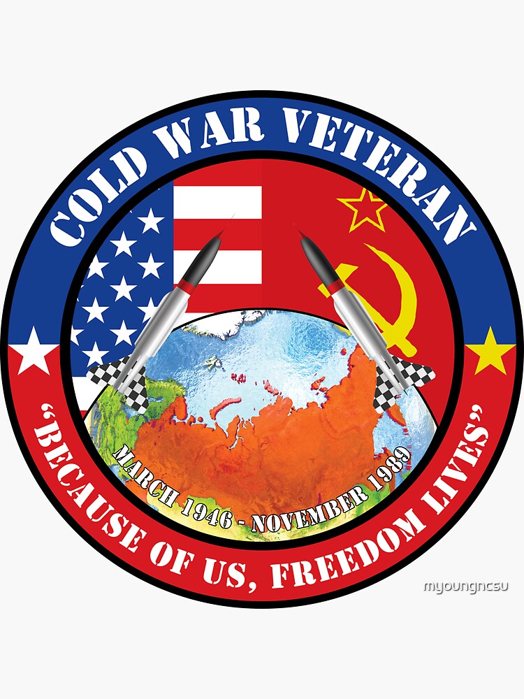 "Cold War Veteran" Sticker for Sale by myoungncsu | Redbubble