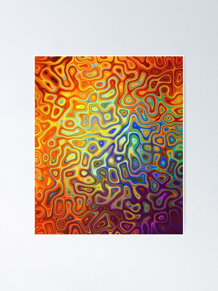 "Rainbow Geode Texture" Poster by ChessJess | Redbubble