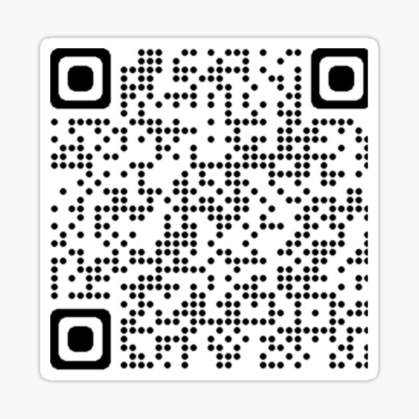 "Boneless Pizza QR Code " Sticker for Sale by talentring12 | Redbubble
