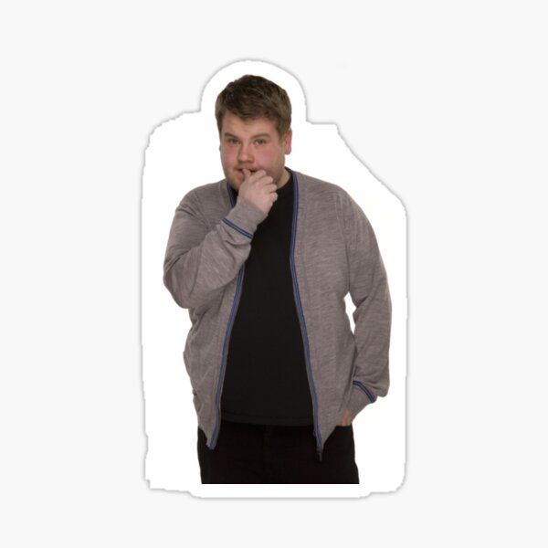 "james corden" Sticker for Sale by laurentrossman | Redbubble