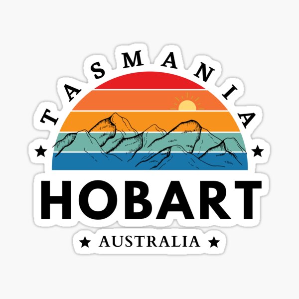 "Hobart, Tasmania, Australia" Sticker for Sale by Skw-K | Redbubble