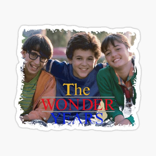 "retro wonder years kevin winnie and paul" Sticker for Sale by ...