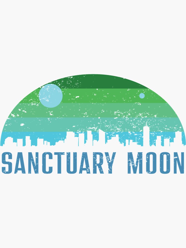 "Sanctuary Moon" Sticker for Sale by EldritchArtsUSs | Redbubble