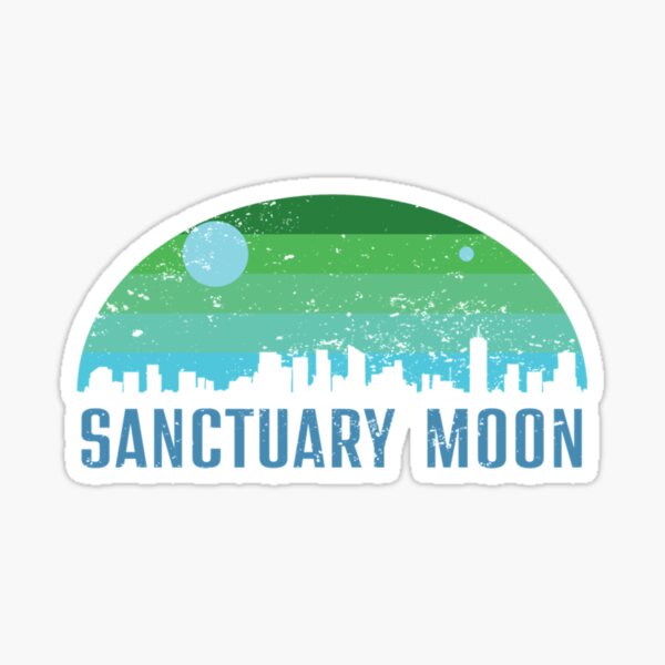 "Sanctuary Moon" Sticker for Sale by EldritchArtsUSs | Redbubble