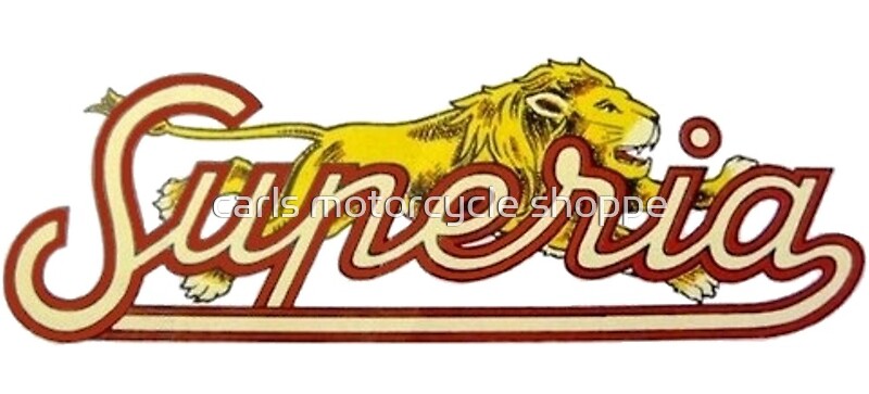 "SUPERIA VINTAGE MOTORCYCLES" by cseely | Redbubble