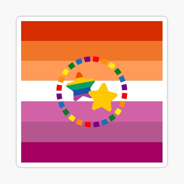 "Pride Stars" Sticker for Sale by Rumrabbit82 | Redbubble