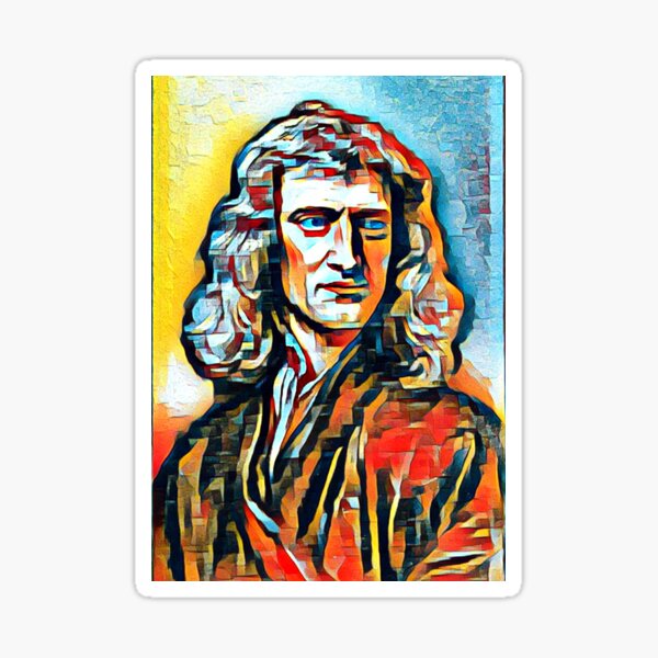 "Isaac Newton Artwork | Isaac Newton Portrait | Isaac Newton Wall Art ...