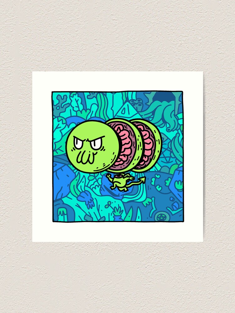 "Cthulhu under the Sea " Art Print for Sale by mokokosaurus | Redbubble