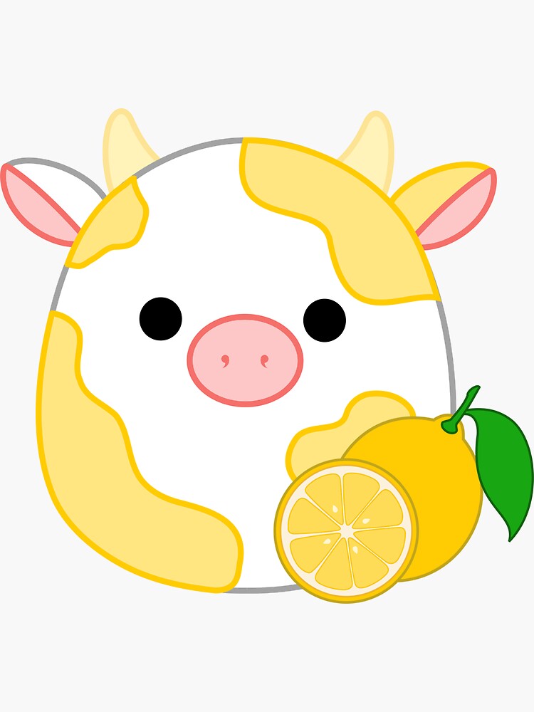 "Lemon Cow" Sticker for Sale by bklebold2 | Redbubble