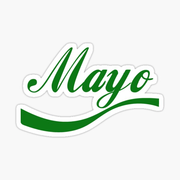 "Mayo" Sticker for Sale by TacticTees | Redbubble