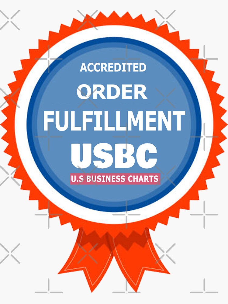 "Order Fulfillment Accreditation Badge, U.S Business Charts, www ...
