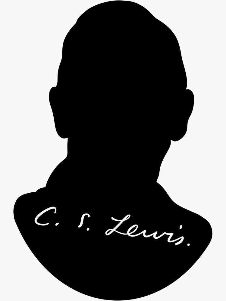 "C.S. LEWIS Signature Silhouette" Sticker for Sale by Abbie Overbey ...