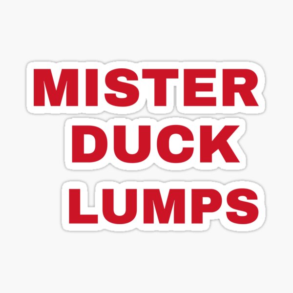 "MISTER DUCK LUMPS- iCarly Penny Tees" Sticker for Sale by ...