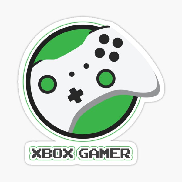 "Gamer Badge - XBox" Sticker by maddiecristea | Redbubble