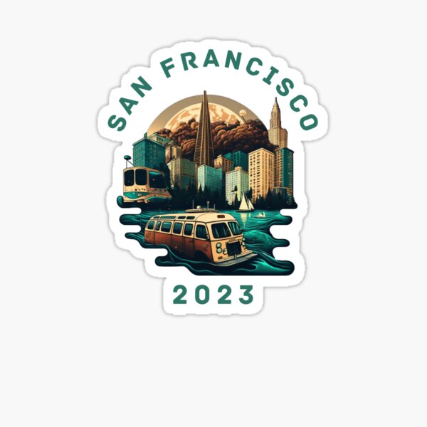 "San Francisco Flood 2023" Sticker for Sale by TranMuse | Redbubble
