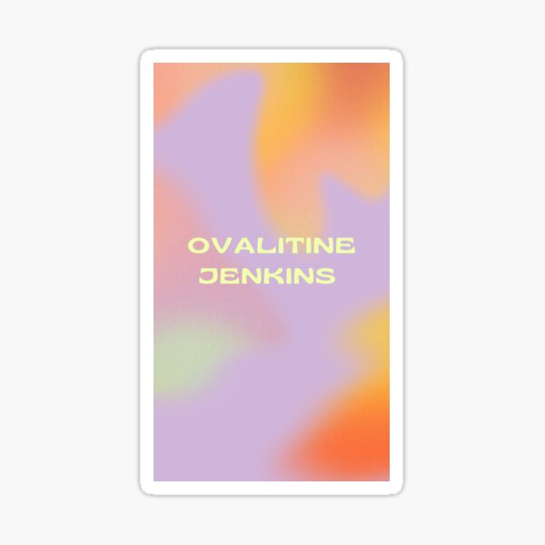 "Ovaltine Jenkins" Sticker for Sale by DFPodcast | Redbubble