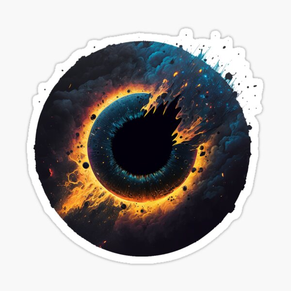 "Black Hole: Beyond the Singularity" Sticker for Sale by anuragkmr ...