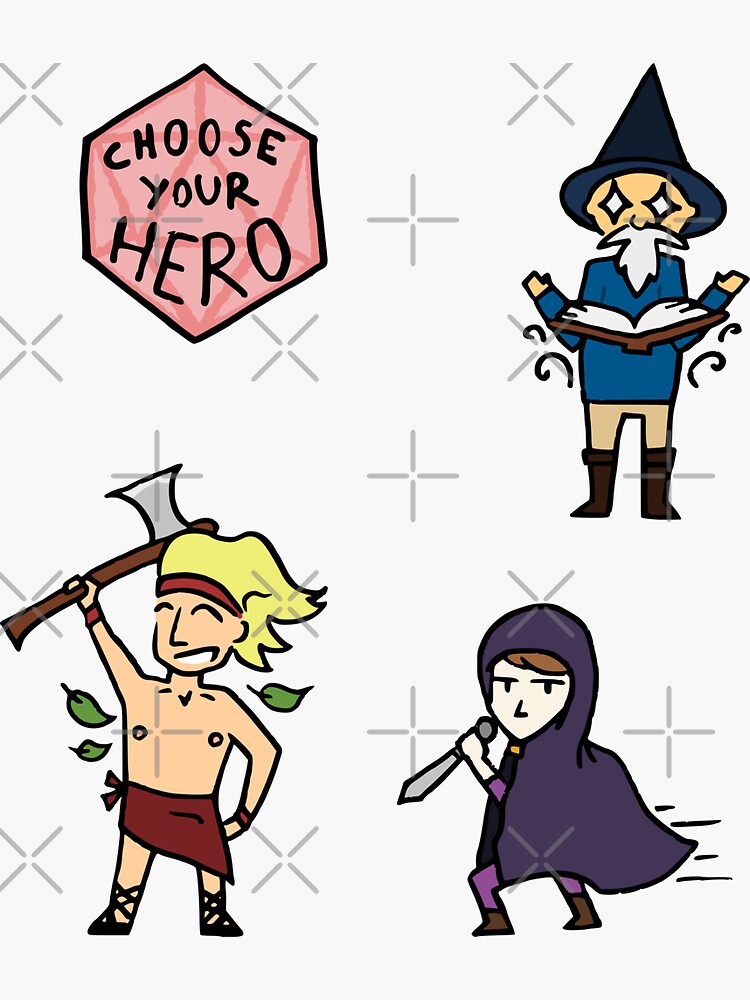 "The heroes" Sticker for Sale by ATCL- | Redbubble