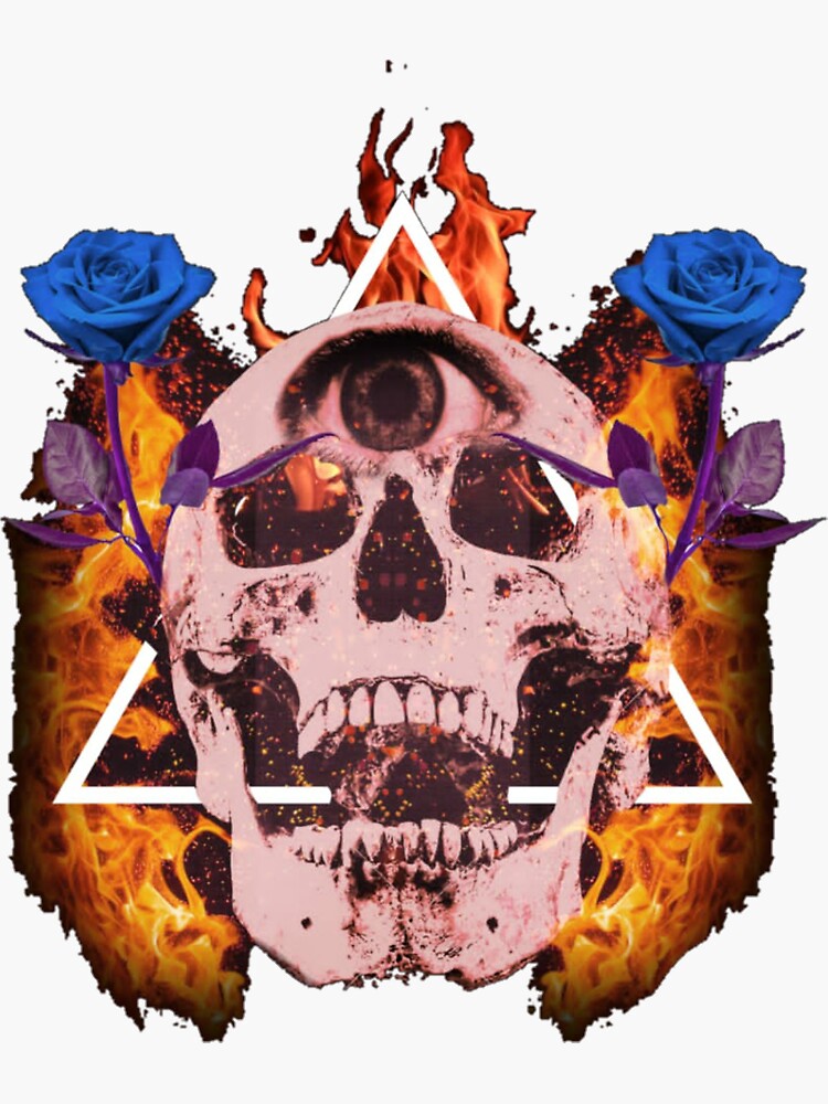 "Haunted Mound" Sticker for Sale by SFOO | Redbubble