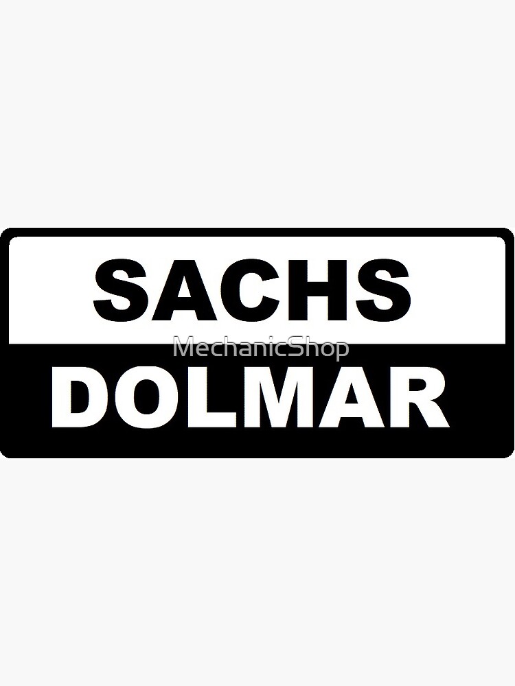 "Sachs Dolmar" Sticker for Sale by MechanicShop | Redbubble