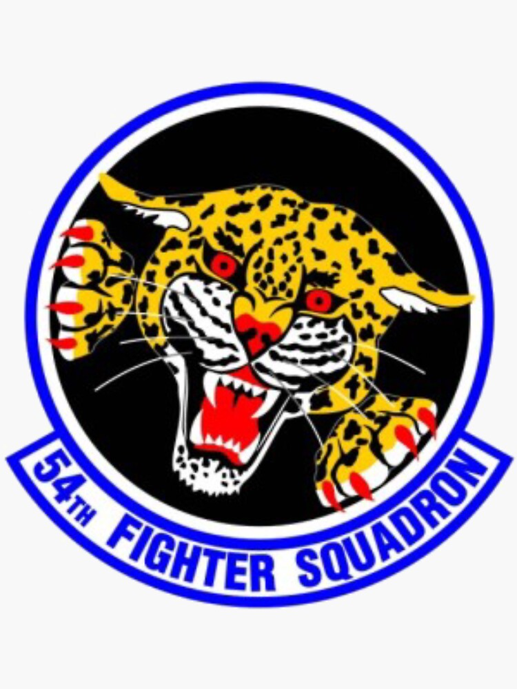 "54th Fighter Squadron " Sticker for Sale by DuckDuckJeep | Redbubble