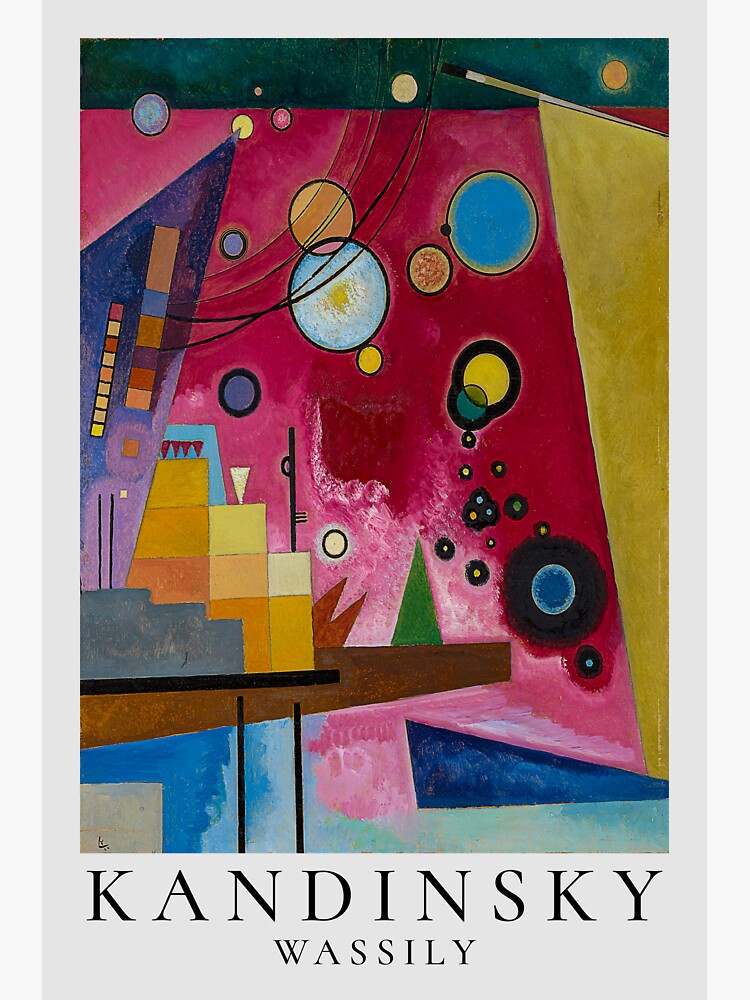 "Wassily Kandinsky art composition" Sticker for Sale by G-Vintage ...