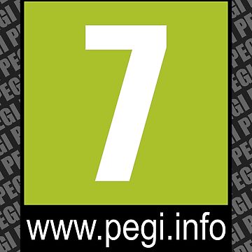 "Videogame Label Pegi 7" Sticker for Sale by HuckleberryArts | Redbubble