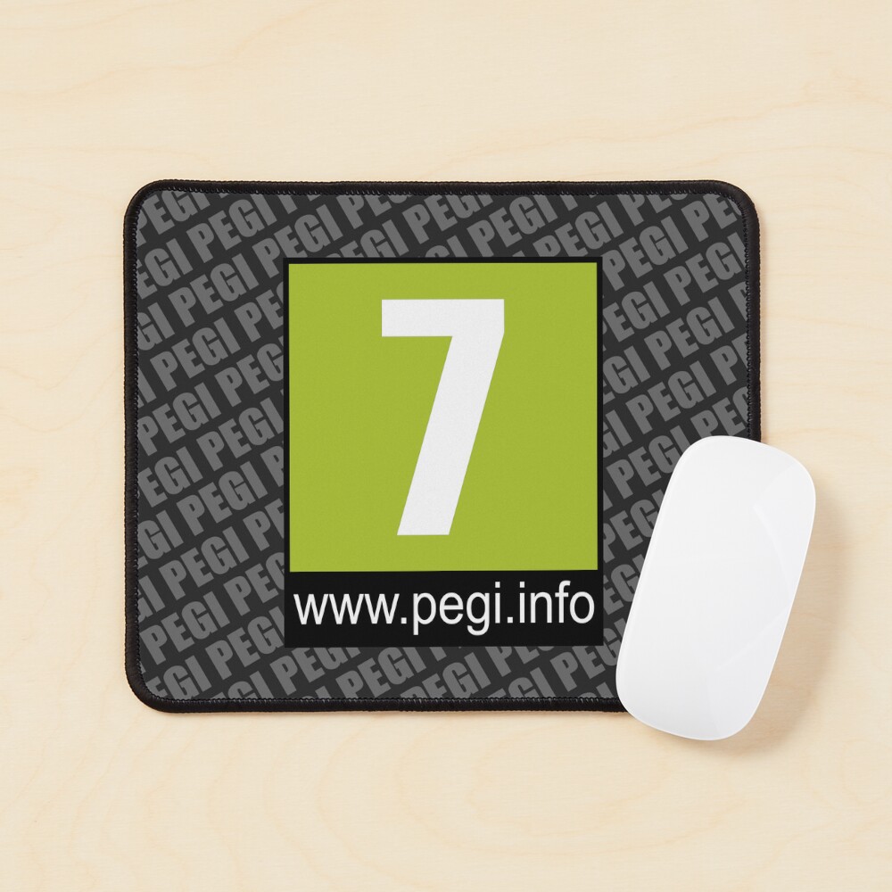 "Videogame Label Pegi 7" Sticker for Sale by HuckleberryArts | Redbubble