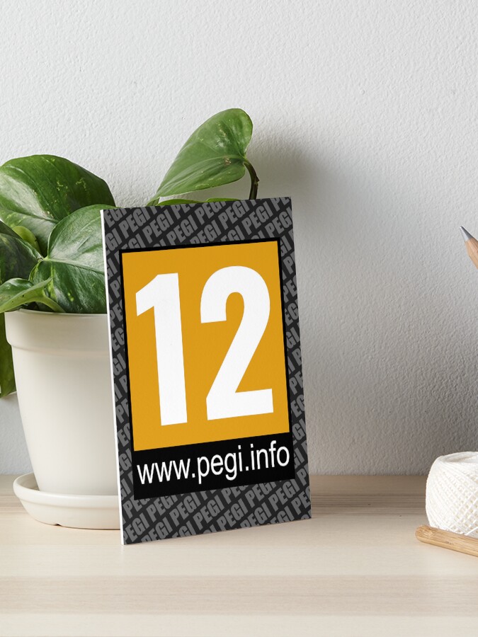 "Videogame Label Pegi 12" Art Board Print for Sale by HuckleberryArts ...