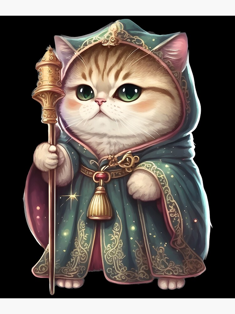 Lámina fotográfica «mago | Gato mago | Gato Mágico | gato mágico | tipo ...