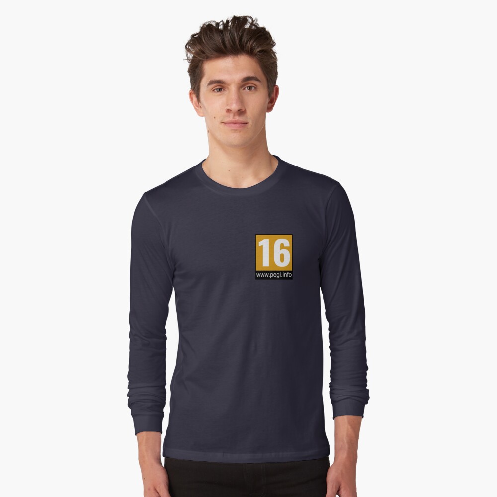"Videogame Label Pegi 16" Sticker for Sale by HuckleberryArts | Redbubble