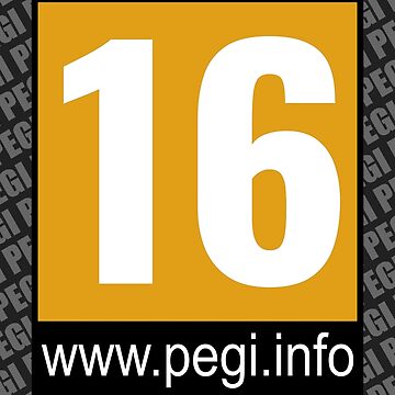 "Videogame Label Pegi 16" Sticker for Sale by HuckleberryArts | Redbubble