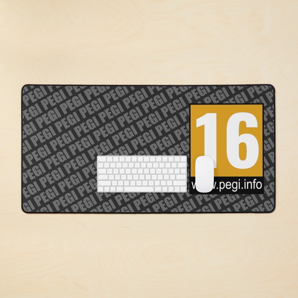 "Videogame Label Pegi 16" Sticker for Sale by HuckleberryArts | Redbubble