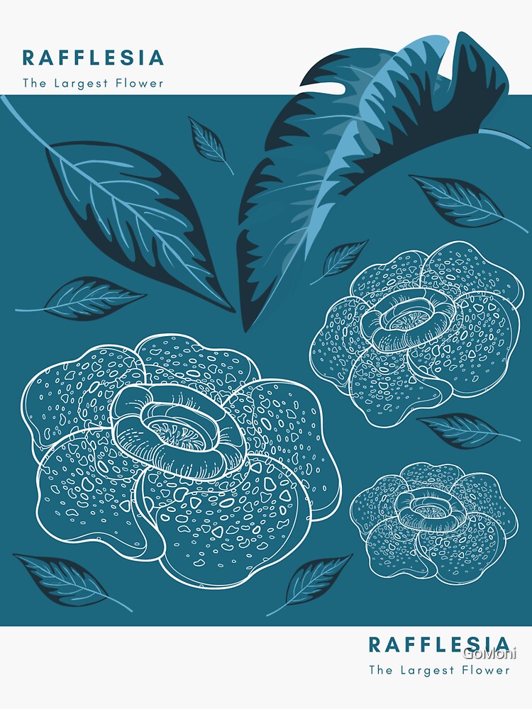 " RAFFLESIA FAYE" Sticker for Sale by GoMoni | Redbubble