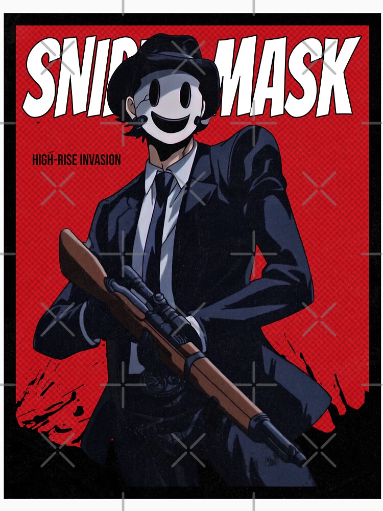 Sniper Mask High Rise Invasion Red Comic Design T Shirt For Sale By Ikaxii Redbubble
