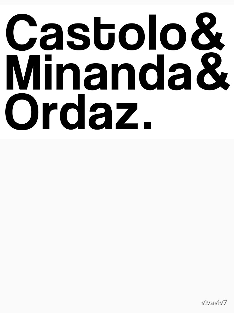 "Castolo & Minanda & Ordaz. PES" Essential T-Shirt for Sale by vivaviv7 ...