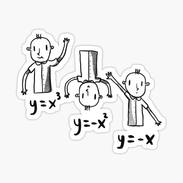 "Doodle math functions" Sticker for Sale by theresa7131 | Redbubble