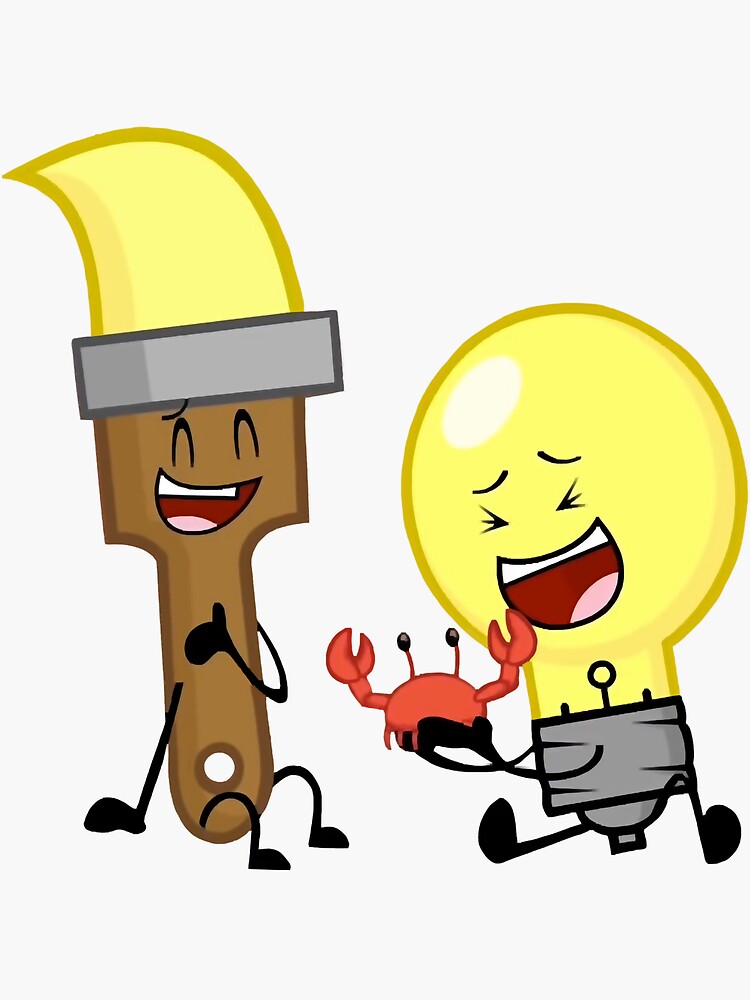 "BFDI Inanimate Insanity , All Characters ,Object-All-Stars" Sticker ...