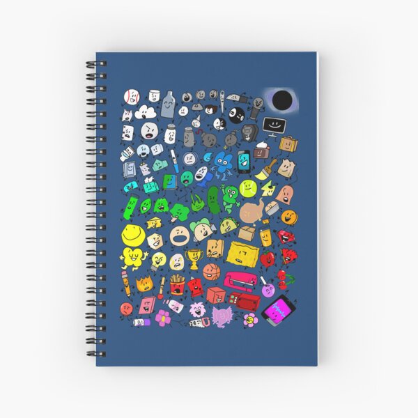 "BFDI Inanimate Insanity All Characters (Transparent)" Journal for Sale ...