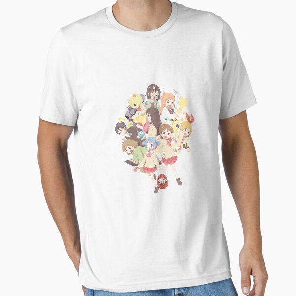 "Nichijou Characters Group Artwork" Essential T-Shirt for Sale by ...