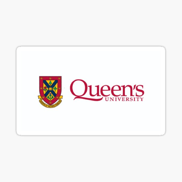 "Queen's University Logo" Sticker for Sale by jpmceach | Redbubble