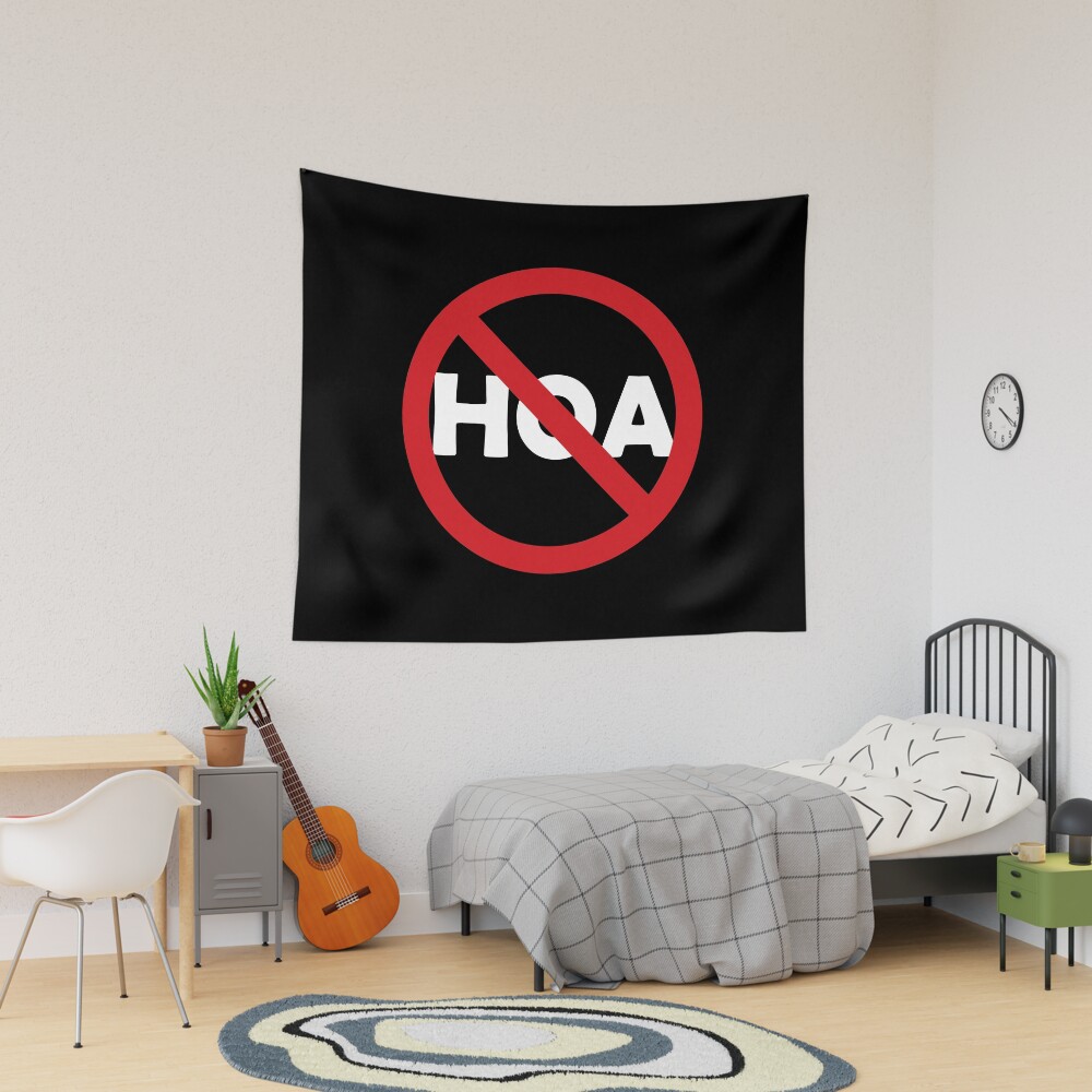 "No HOA, Anti HOA sign" Poster for Sale by SubtleSplit | Redbubble