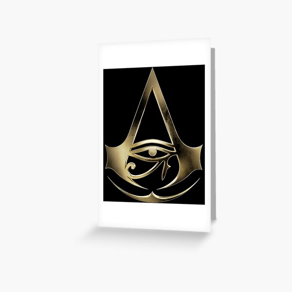 "Assassin's Creed Gaming Logo" Greeting Card for Sale by harry531 ...
