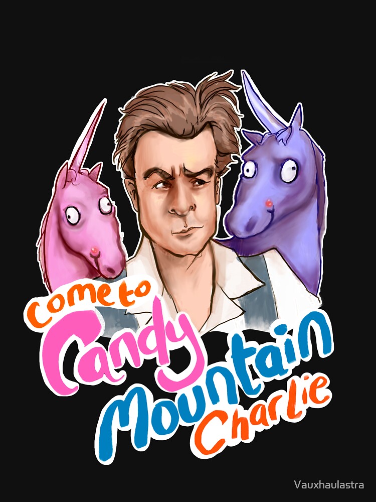 "Candy Mountain Charlie" T-shirt for Sale by Vauxhaulastra | Redbubble ...
