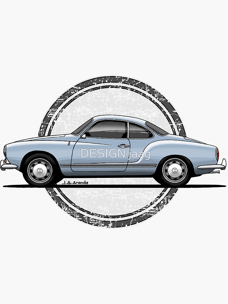 "My drawing of the My drawing of the blue-gray Ghia coupe classic car ...