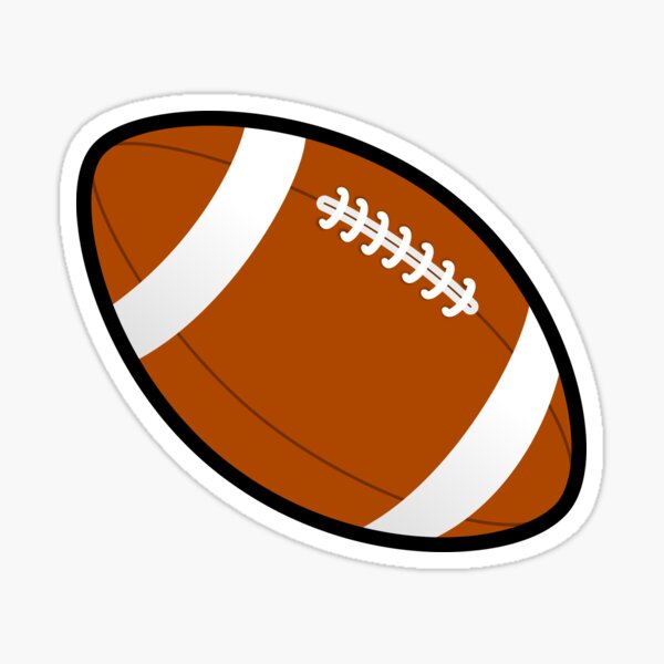 "american football vector art rugger football rugby simple " Sticker ...