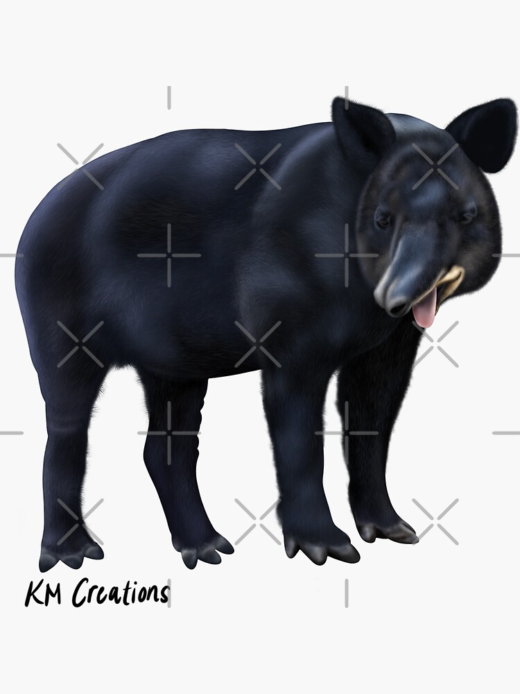 "Mountain tapir" Sticker for Sale by KMCreations239 | Redbubble